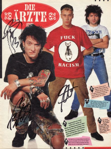 Die Ärzte - Autogrammwelt - Autogramme im Online-Shop Die Ärzte - Autogrammwelt - Autogramme im Online-Shop