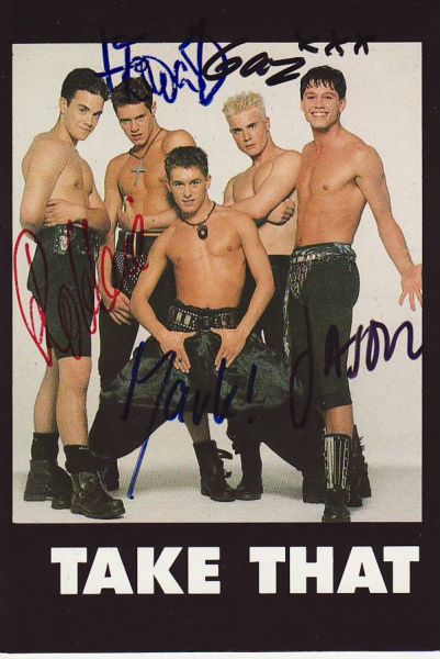 Take That - Autogrammwelt - Autogramme im Online-Shop Take That - Autogrammwelt - Autogramme im Online-Shop
